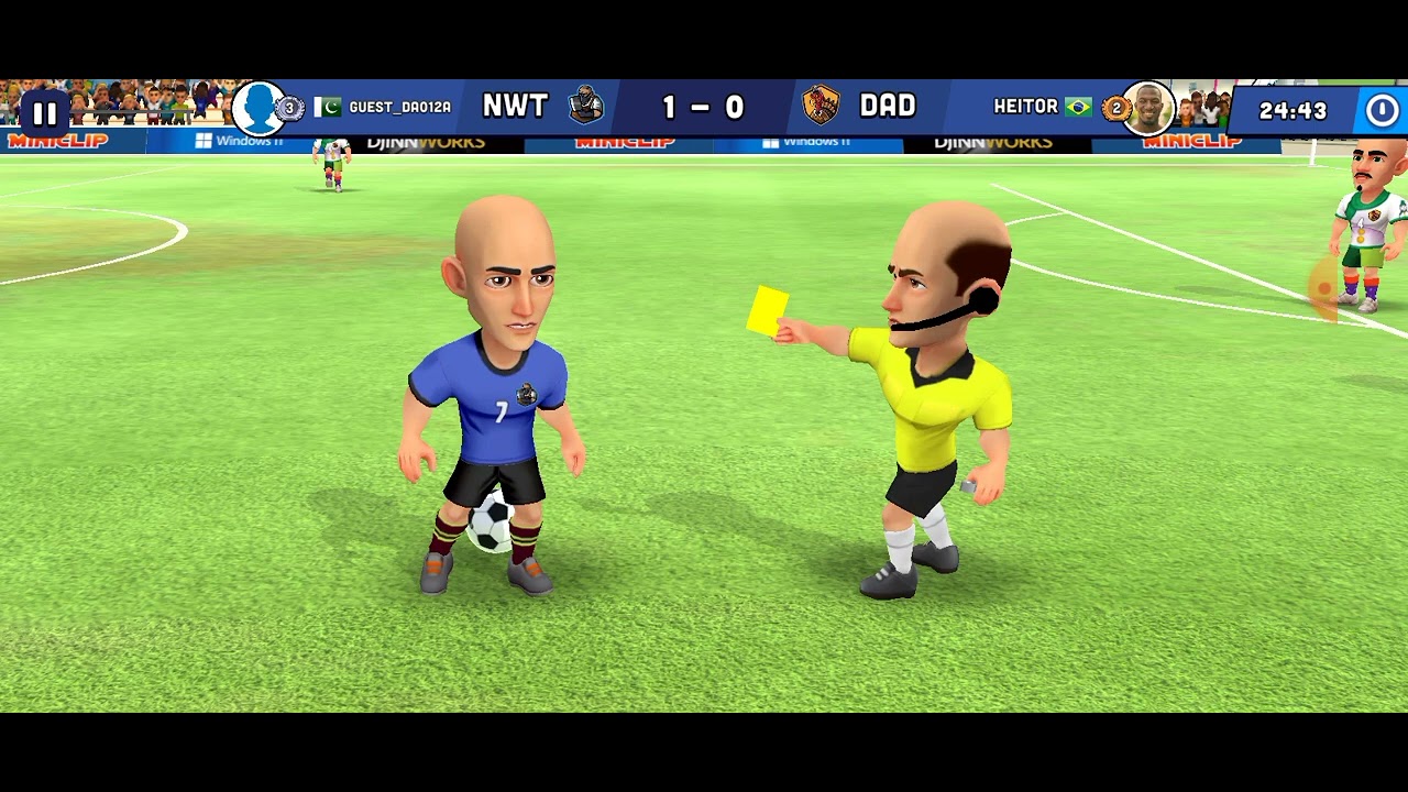 Mini Football game | Best Goal 2-0 - YouTube