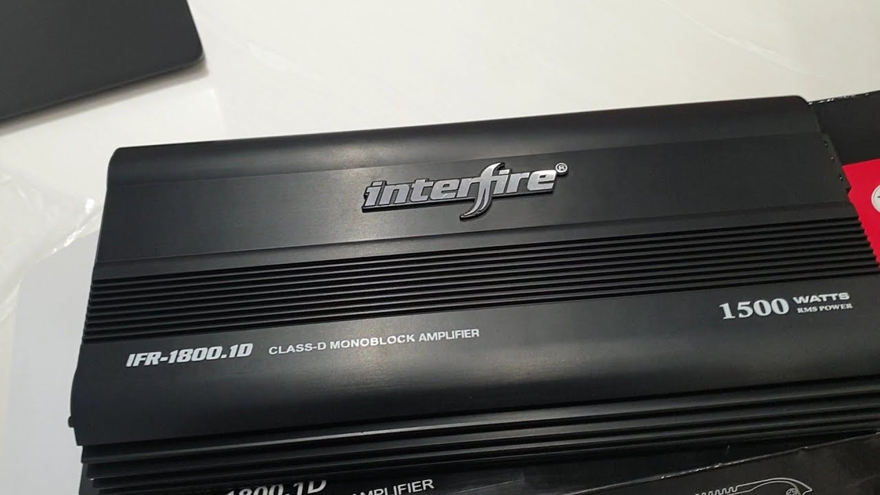 Interfire IFR-1800.1D mono Amplifier #amplifire #unboxing #redraudio #review - YouTube
