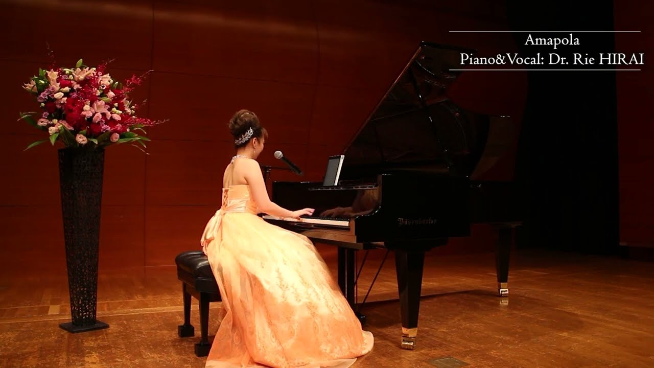 Dr.Rie HIRAI plays "Amapola" - YouTube