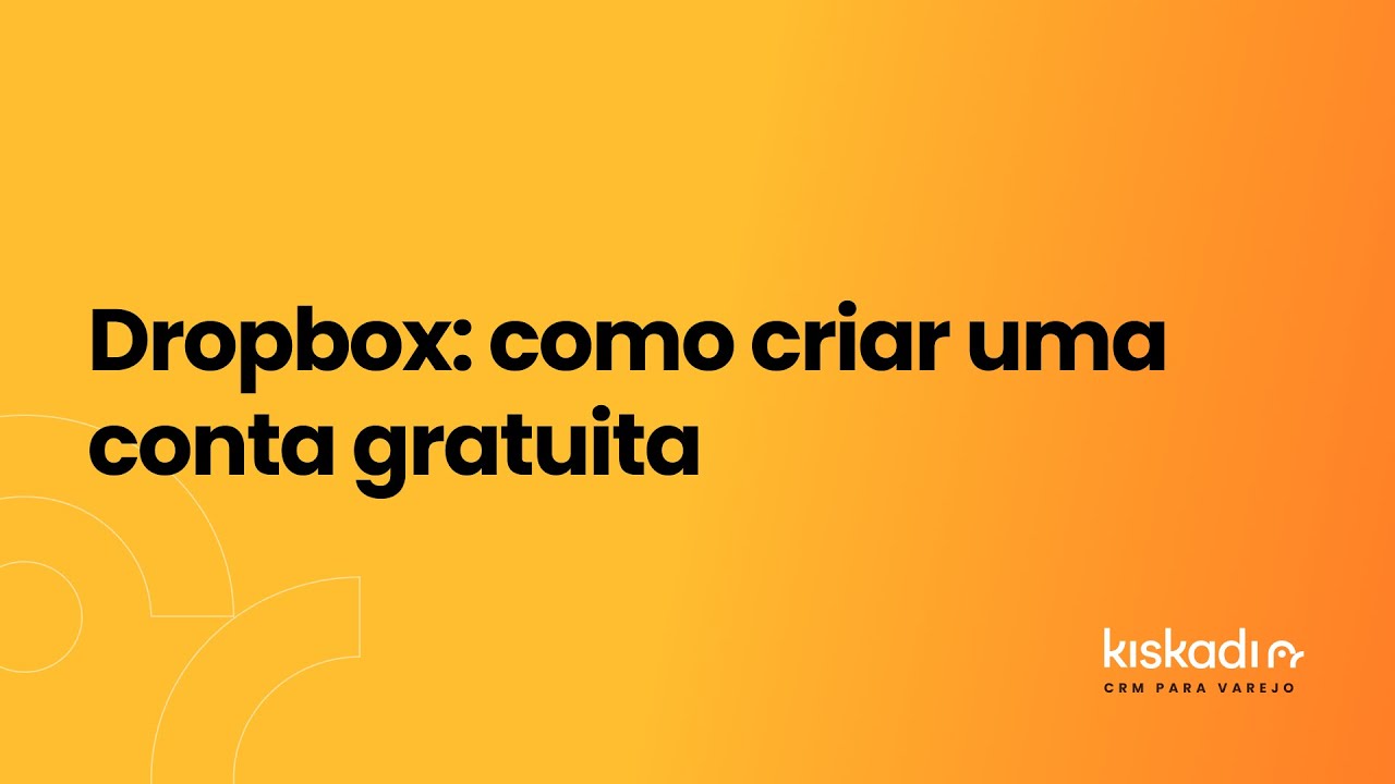 Dropbox: Como criar uma conta gratuita - YouTube