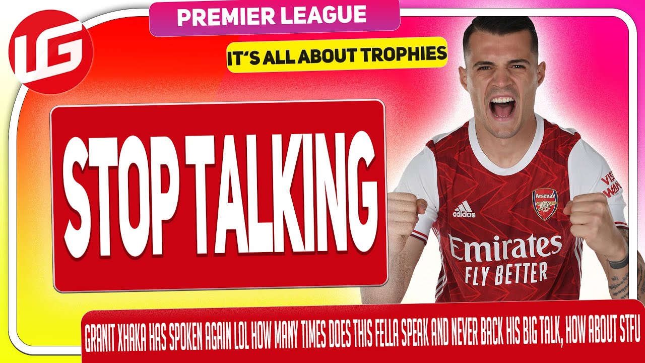 STOP TALKING START WINNING 🏆 XHAKA INTERVIEW REACTION - YouTube