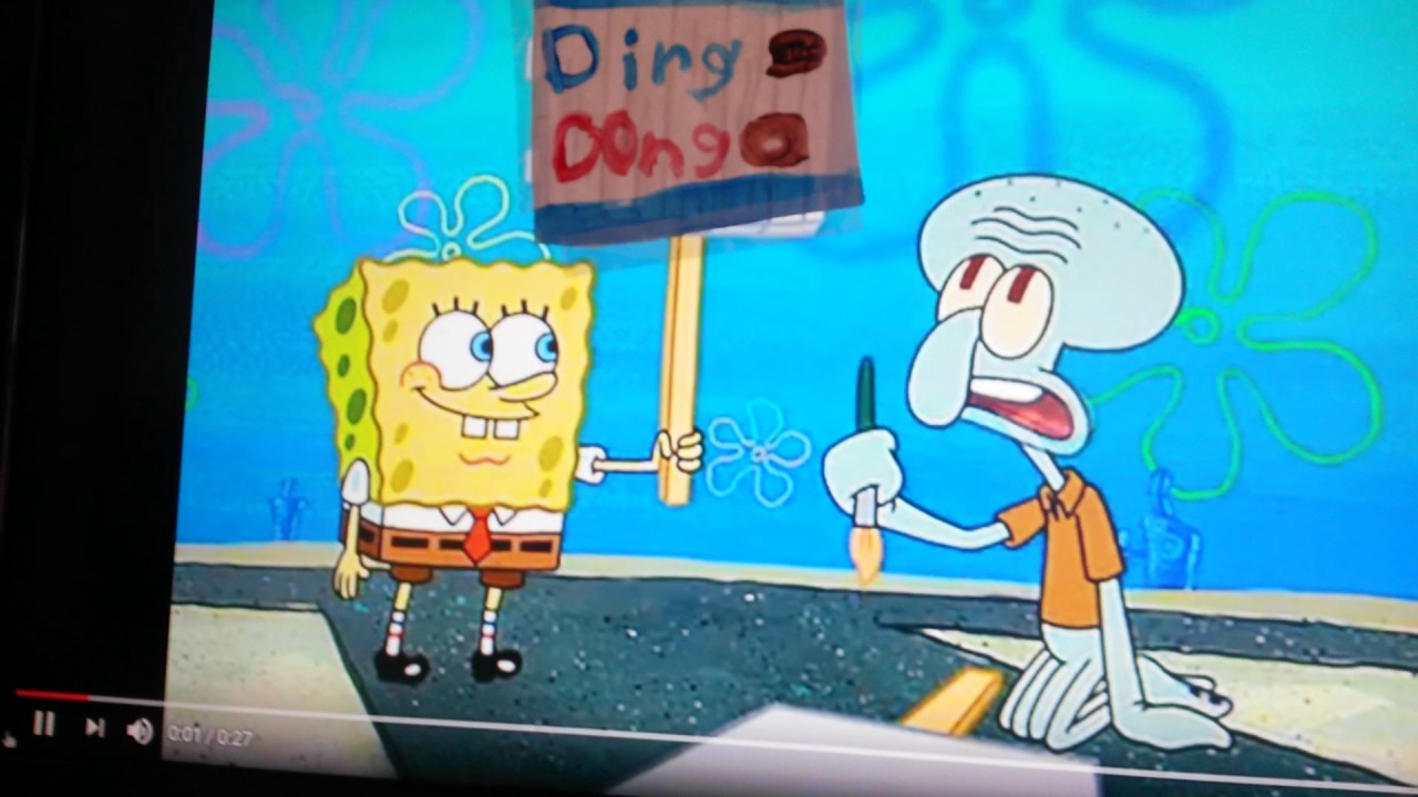 SpongeBob picket ding dong - YouTube