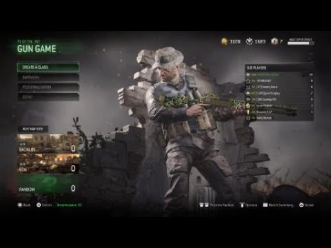 COD MWR: FLAWLESS gun game- 28-0 k/d - YouTube