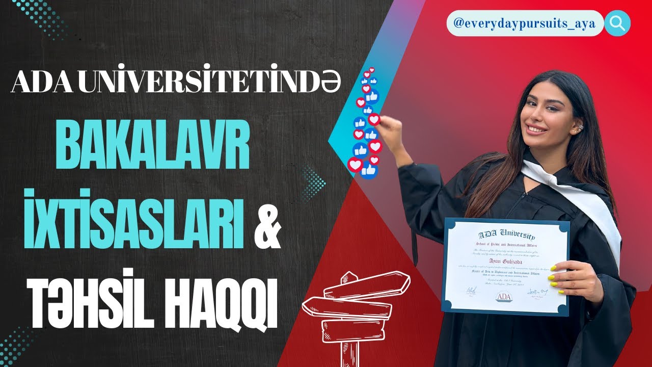 📌 PART 1: ADA Universitetində Bakalavr ixtisasları və təhsil haqları ...