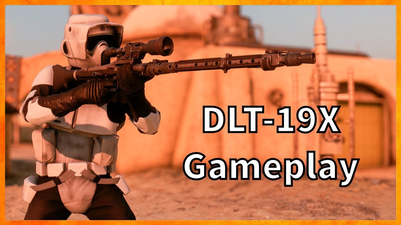 DLT-19X Gameplay Star Wars Battlefront 2 Gameplay Rework - YouTube