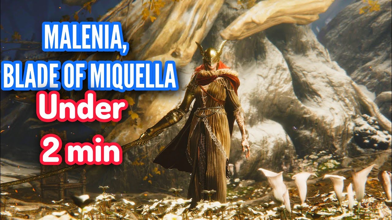 Elden ring Malenia Boss Guide with Dexterity+Intelligence Dual Katana ...