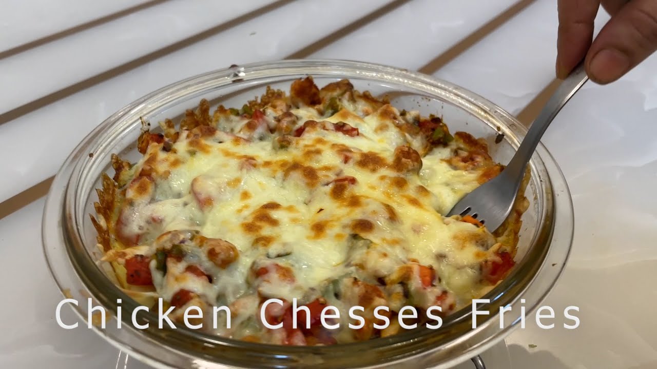 Chicken Cheese Fries Recipe | The Flavour Heaven - YouTube