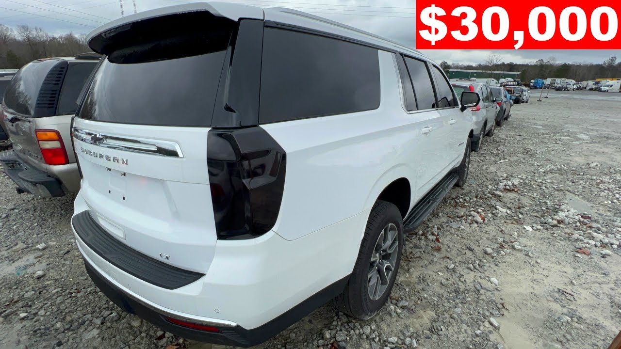MINOR FRONT END DAMAGE ON THIS NEW CHEVROLET SUBURBAN SELLING FOR ...