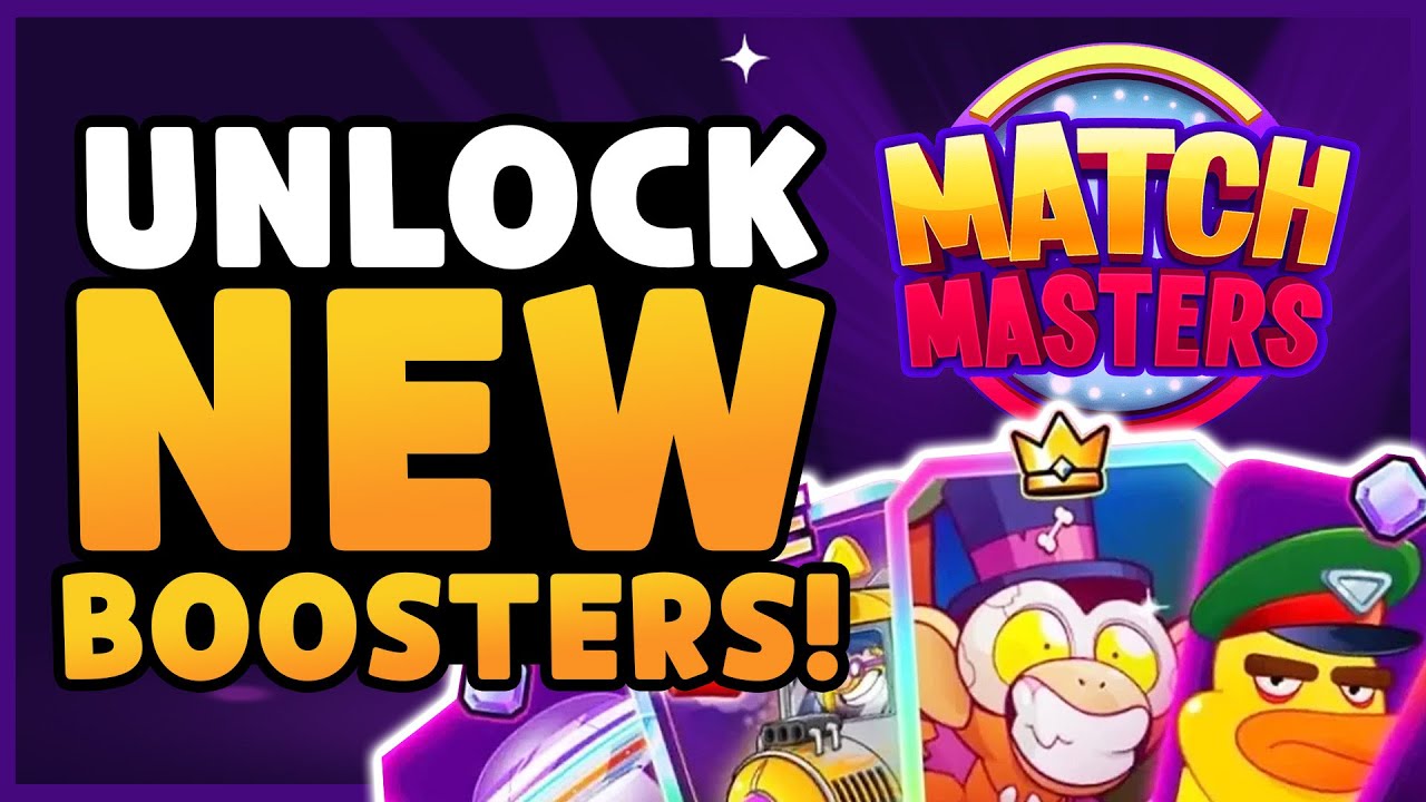 Unlocking New Boosters in Match Masters! - YouTube