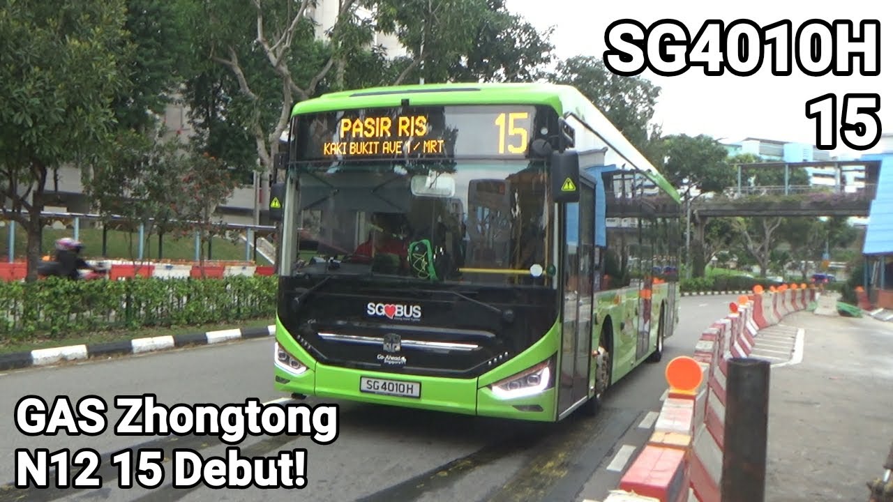 [Debut | SG4010H | N12] Go-Ahead Singapore Trunk 15 Ride - YouTube