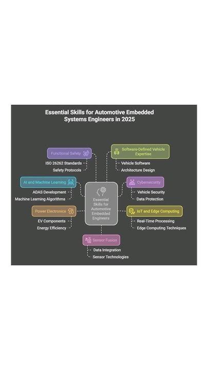 Essential skills of an Automotive embedded engineer for the year 2025. #embedded #automotive # ...