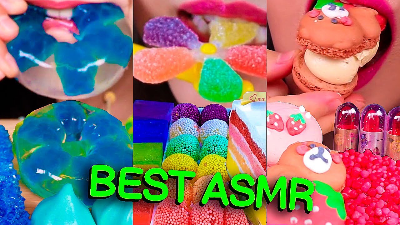 Best of Asmr eating compilation - HunniBee, Jane, Kim and Liz, Abbey ...