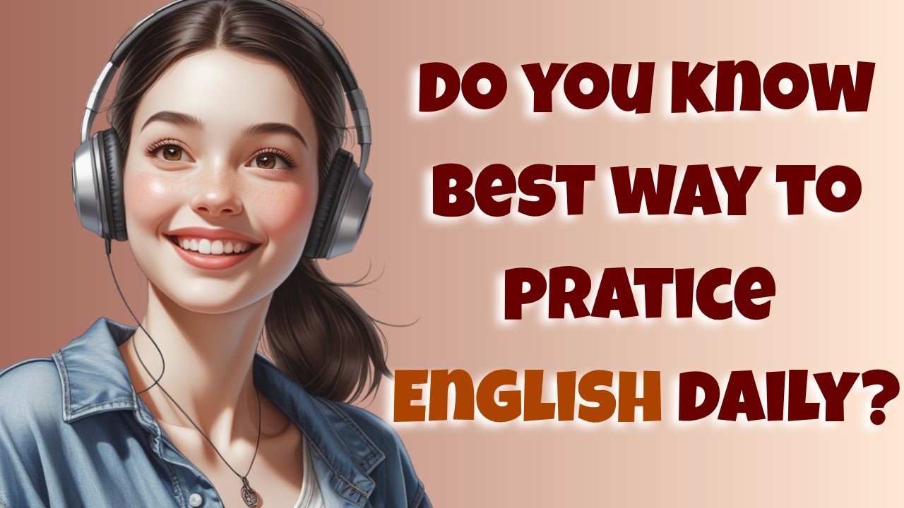The Best Way to Practice English Every Day | English Listening | Learn ...
