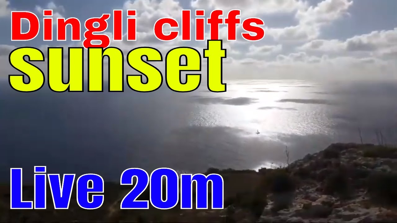 Live Sunset Dingli Cliffs - YouTube