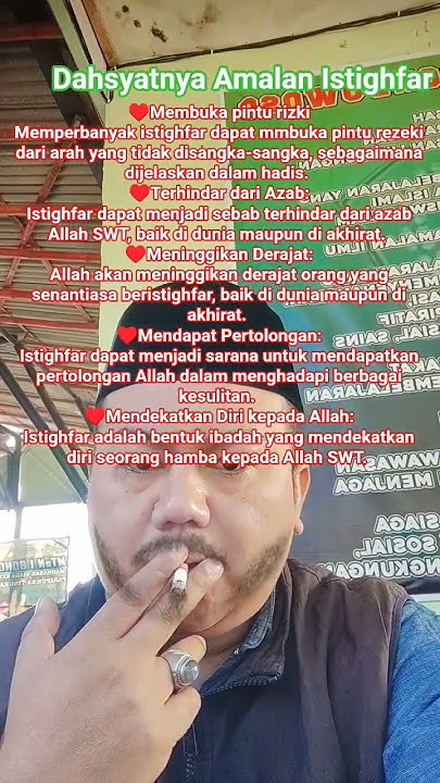 Dahsyatnya istighfar#amalkan sebelum subuh#ust.adi Hidayat shorts - YouTube
