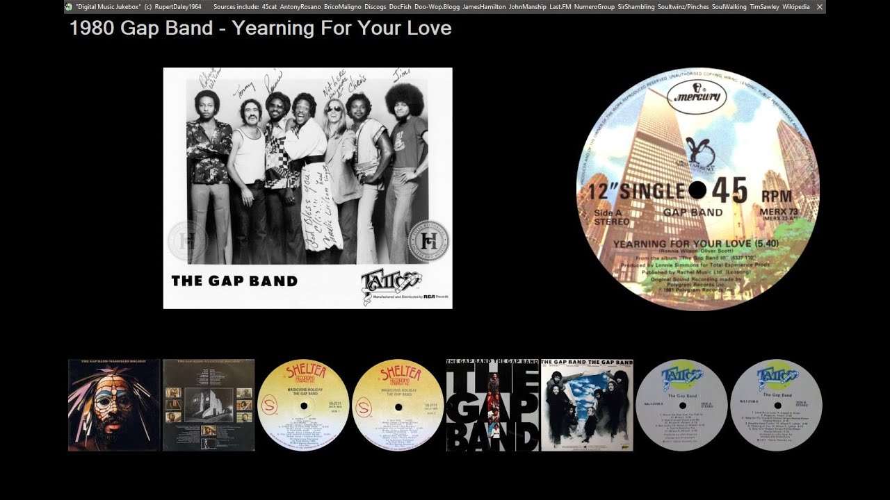 1980 MID: Gap Band - Yearning For Your Love [MERCURY 73] - YouTube