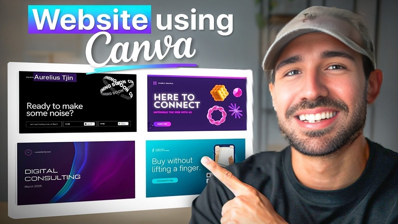 Step-by-Step Guide to Building a Free Website in Canva - YouTube
