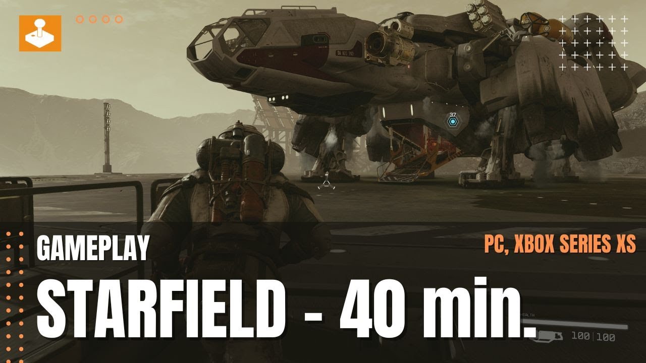 Starfield - first 40 min. (PC/4k) - YouTube