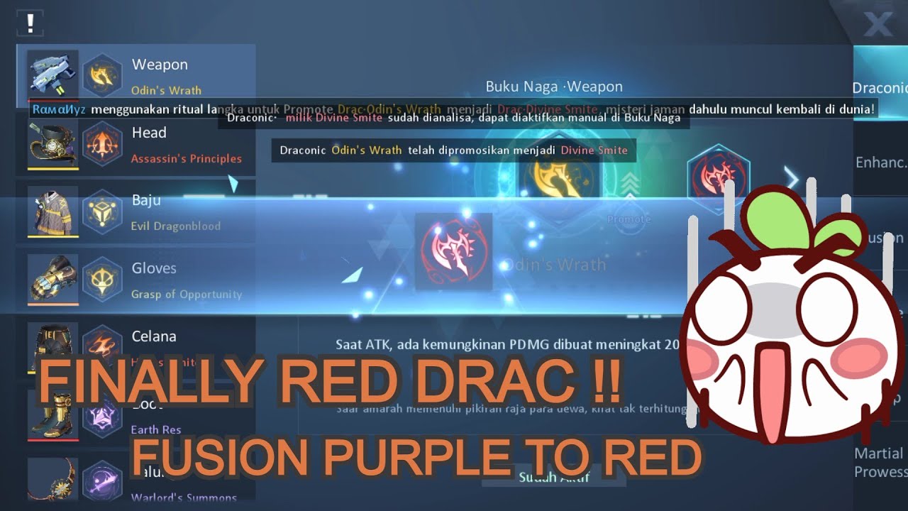 Dragon Raja SEA - Finally Red Drac I Spam Fusion Purple Drac To Red ...
