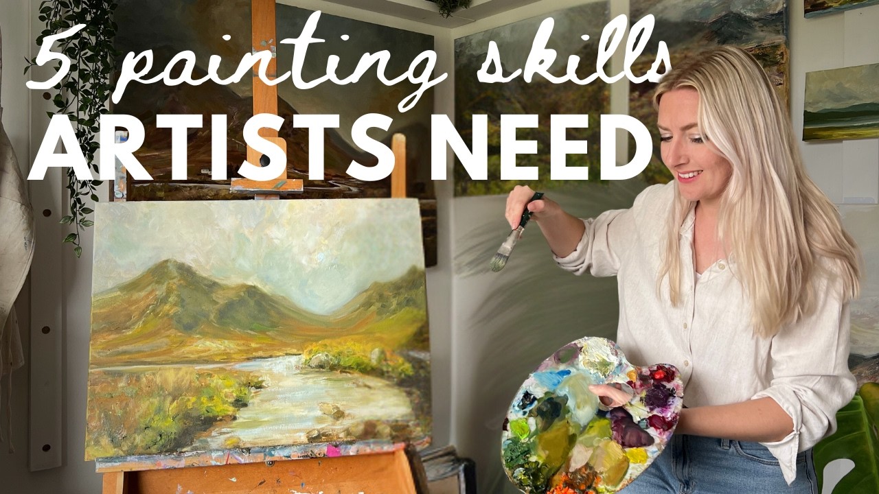 How to paint your BEST painting yet! 🎨 [5 art skills you need] - YouTube