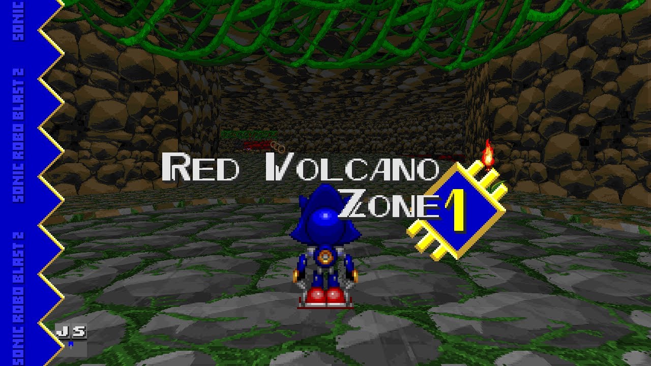 SRB2 v2.2.0 - Red Volcano Zone 1:38:05 (Metal Sonic) - YouTube