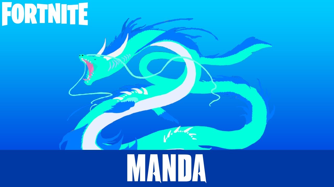 Fortnite x Godzilla: kaiju wars season, skin review, Manda - YouTube