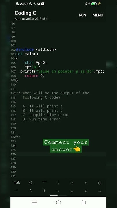 Mcq Of C Programming Shorts Video Java Python Css Html Clanguage Coding Youtubeshorts Viral