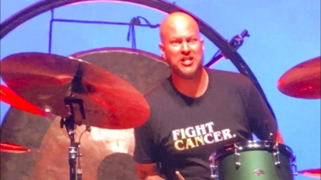 Man Fighting Cancer Plays Drums w The Killers | For Reasons Unknown ...