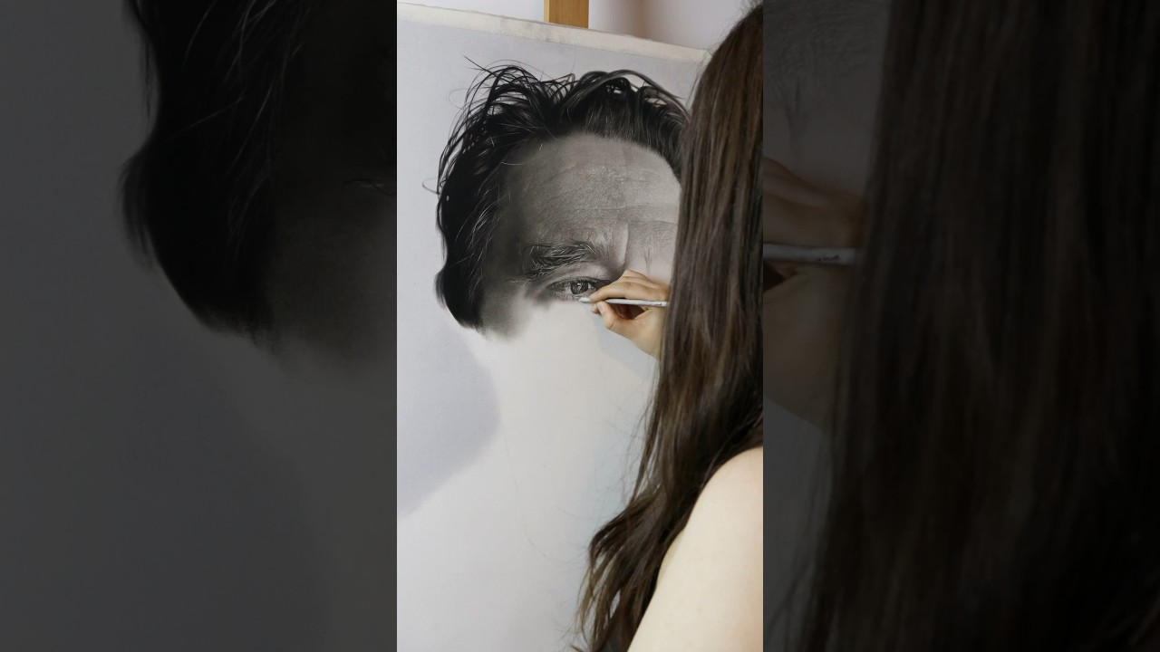 My new hyperrealistic drawing made with charcoal and graphite - Part 2 ...