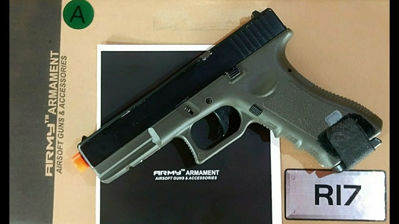 Glock G17 - GBB (review) - YouTube