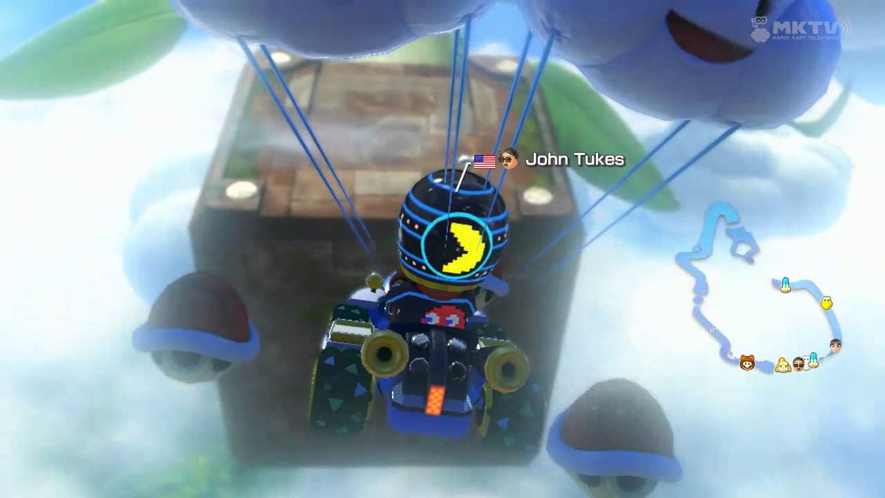 Wii U - Mario Kart 8 - Cloudtop Cruise - YouTube