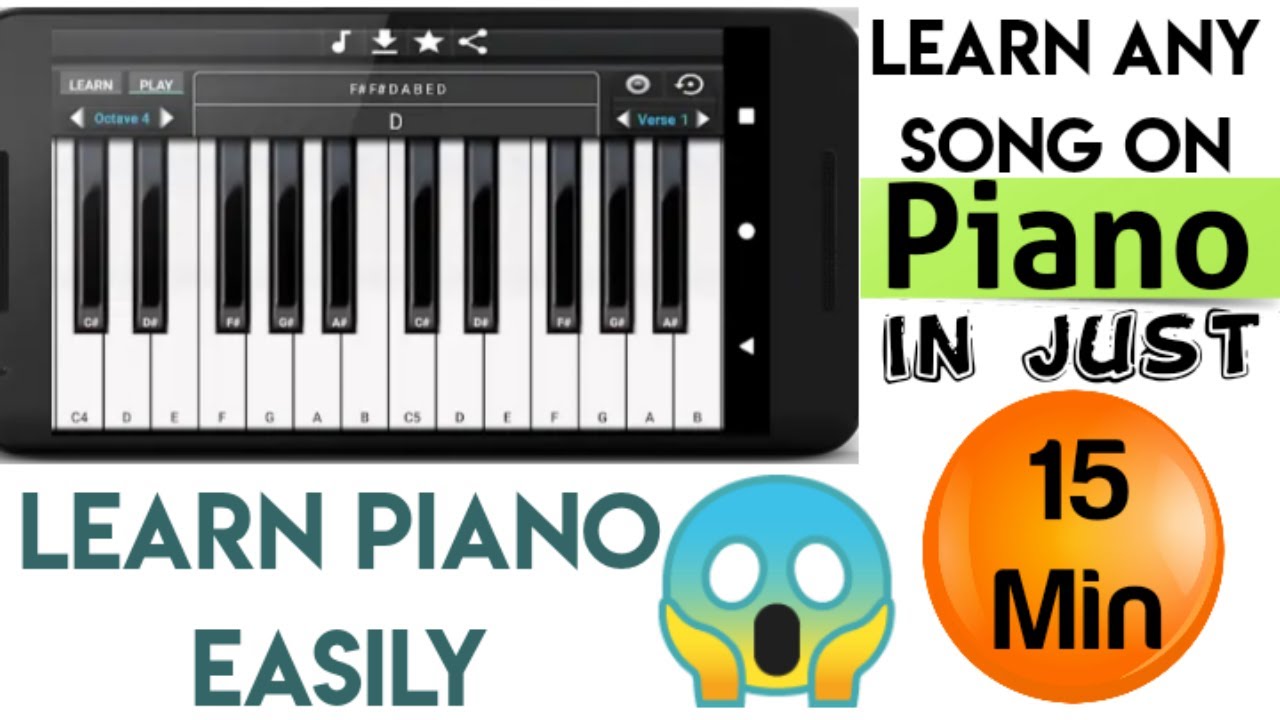 #Learnpianoeasily Learn Any Song On Piano In Just 15 Min | Easy Piano ...