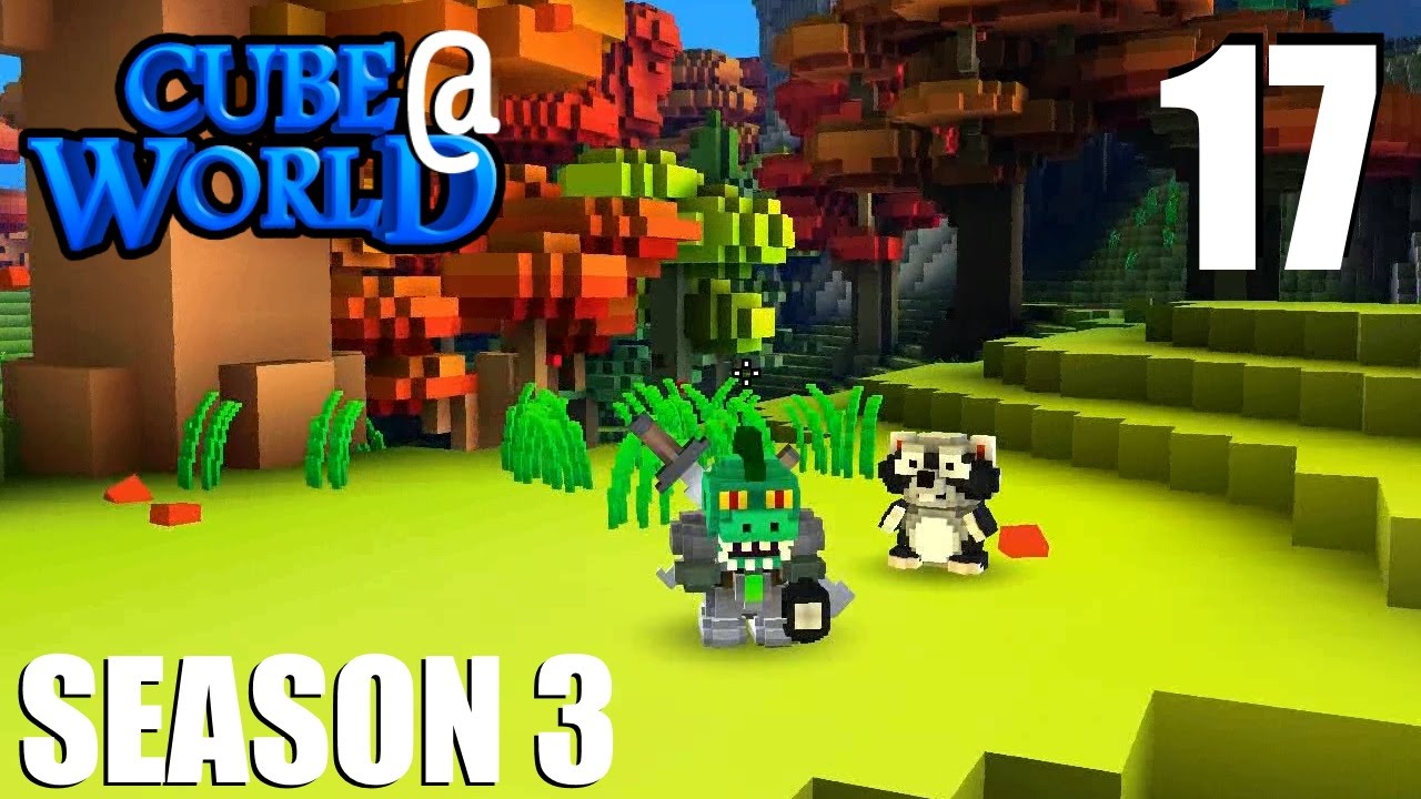 CubeWorld - S3E17 - Taming Pets All Day, Saurian Fight and Flight - RPG ...