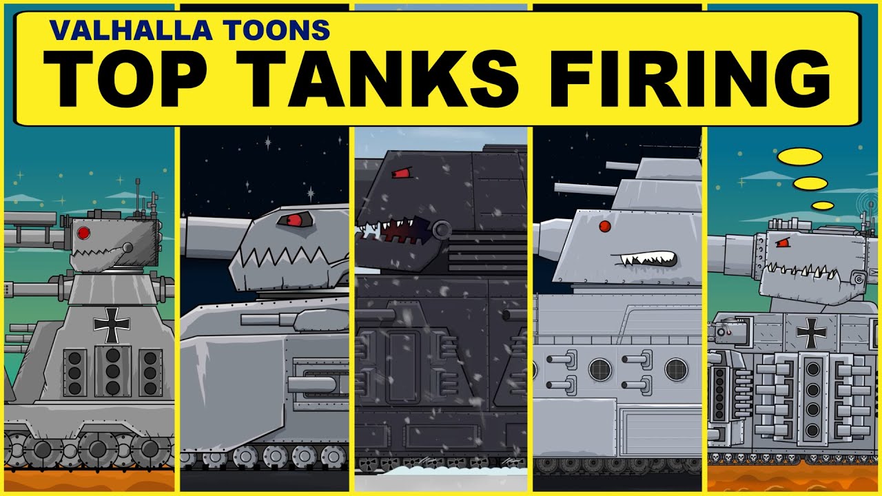 "Valhalla Toons Top Tanks Firing" Cartoons about tanks - YouTube