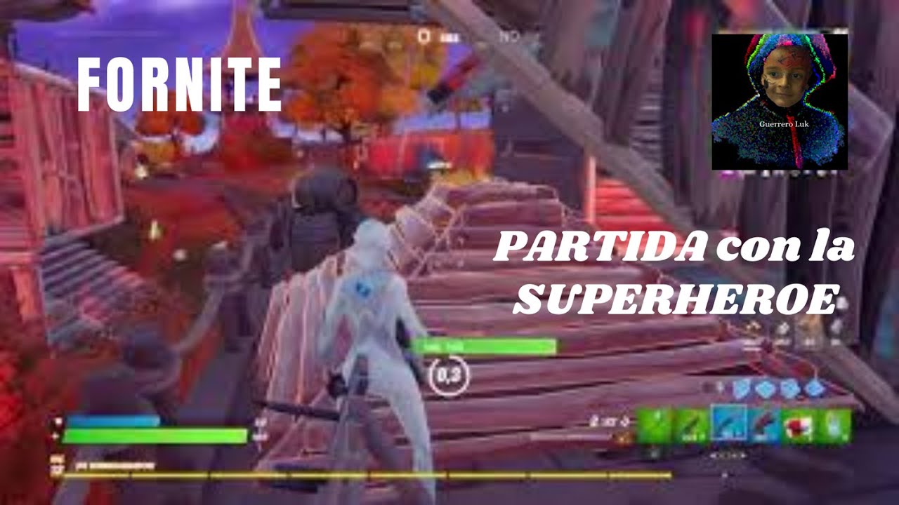 🎮 La MEJOR LUCHA FORTNITE como PARTIDA con la SUPERHEROE - YouTube