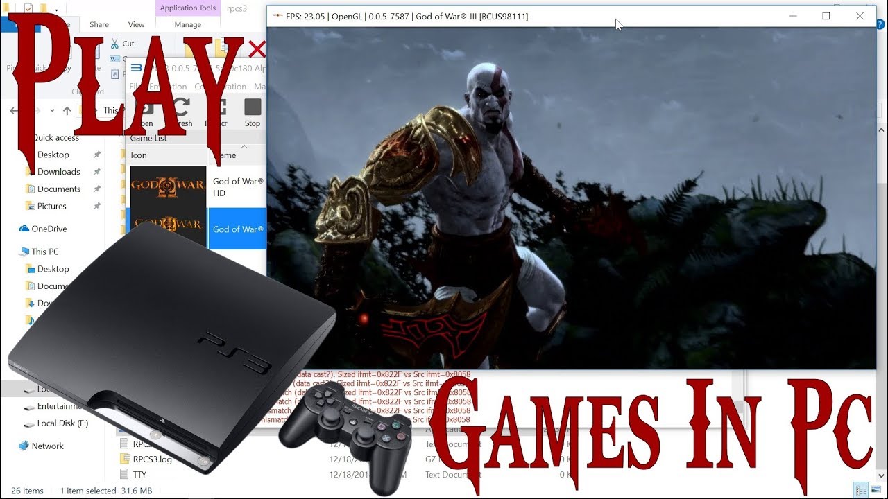 How to play ps3 games in PC - Step by Step Complete Tutorial - YouTube