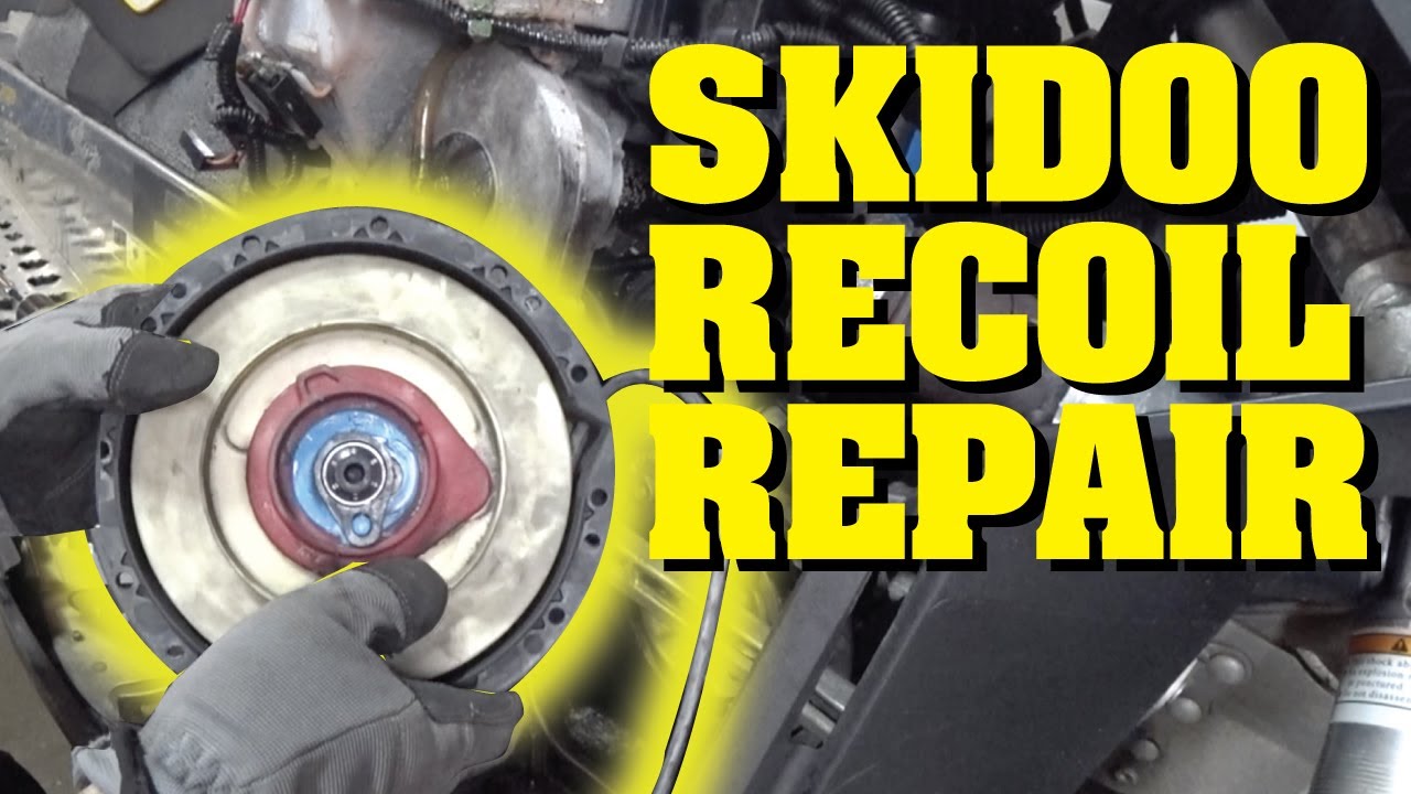 How to Repair Rebuild or Fix Ski-Doo Recoil Starter Spring | Recoil ...