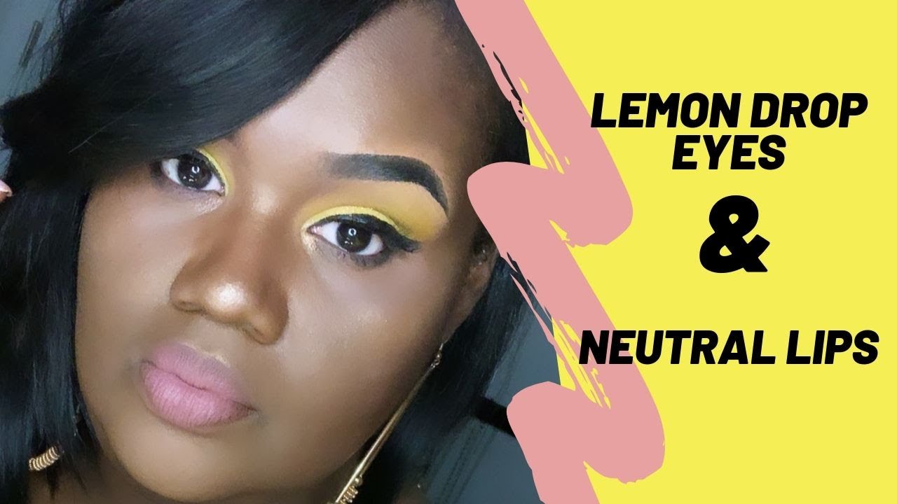 Lemon Drop (Yellow) Eyes, and Neutral Lip Tutorial | Danielle Nekole ...