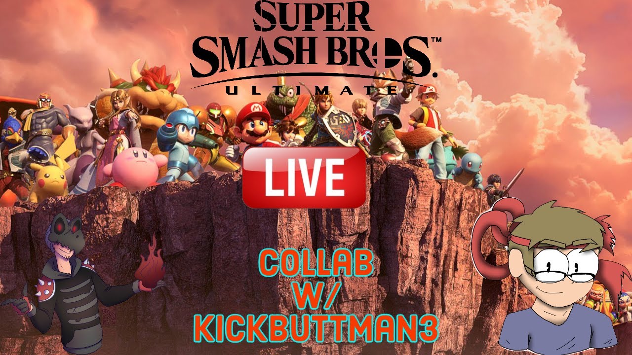 Super Smash Bros. Ultimate Online Matches Livestream #11: Collab W ...