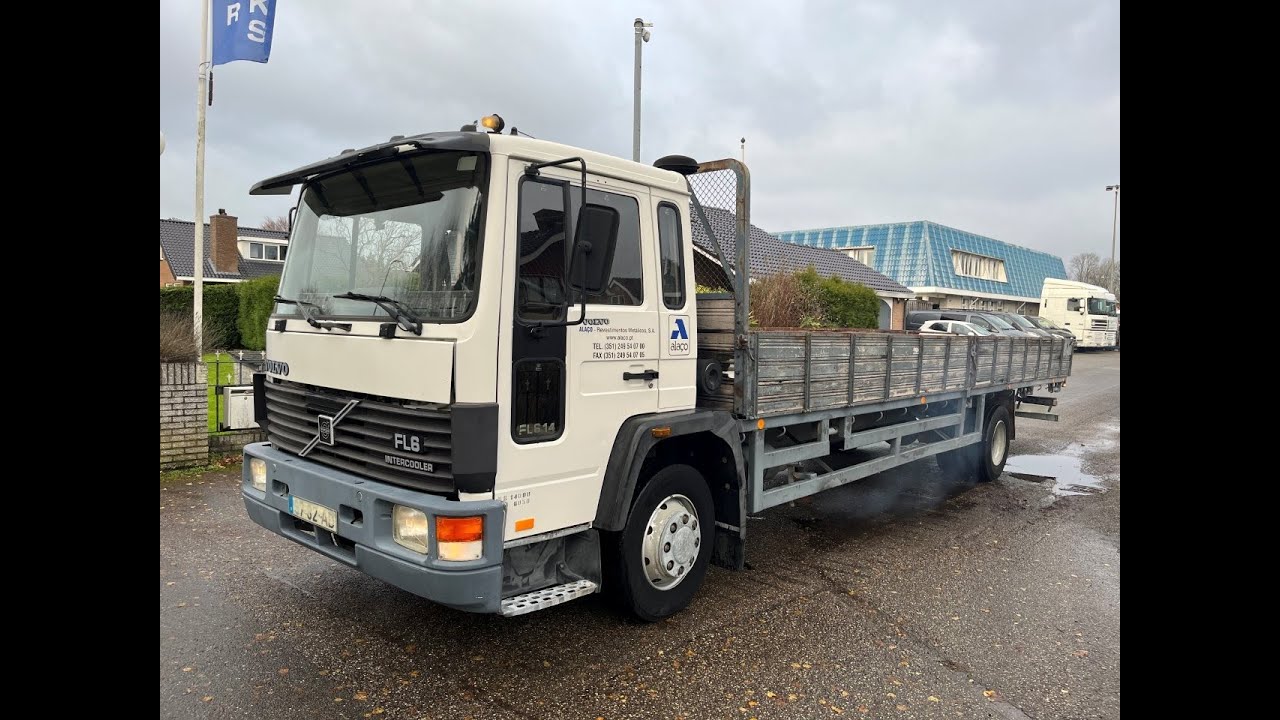 Volvo FL6 14 FULL STEEL SPRING CLEAN TRUCK - YouTube