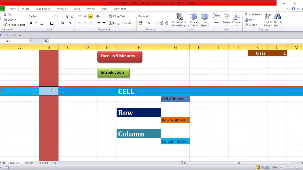 Introduction To Excel Telugu Youtube