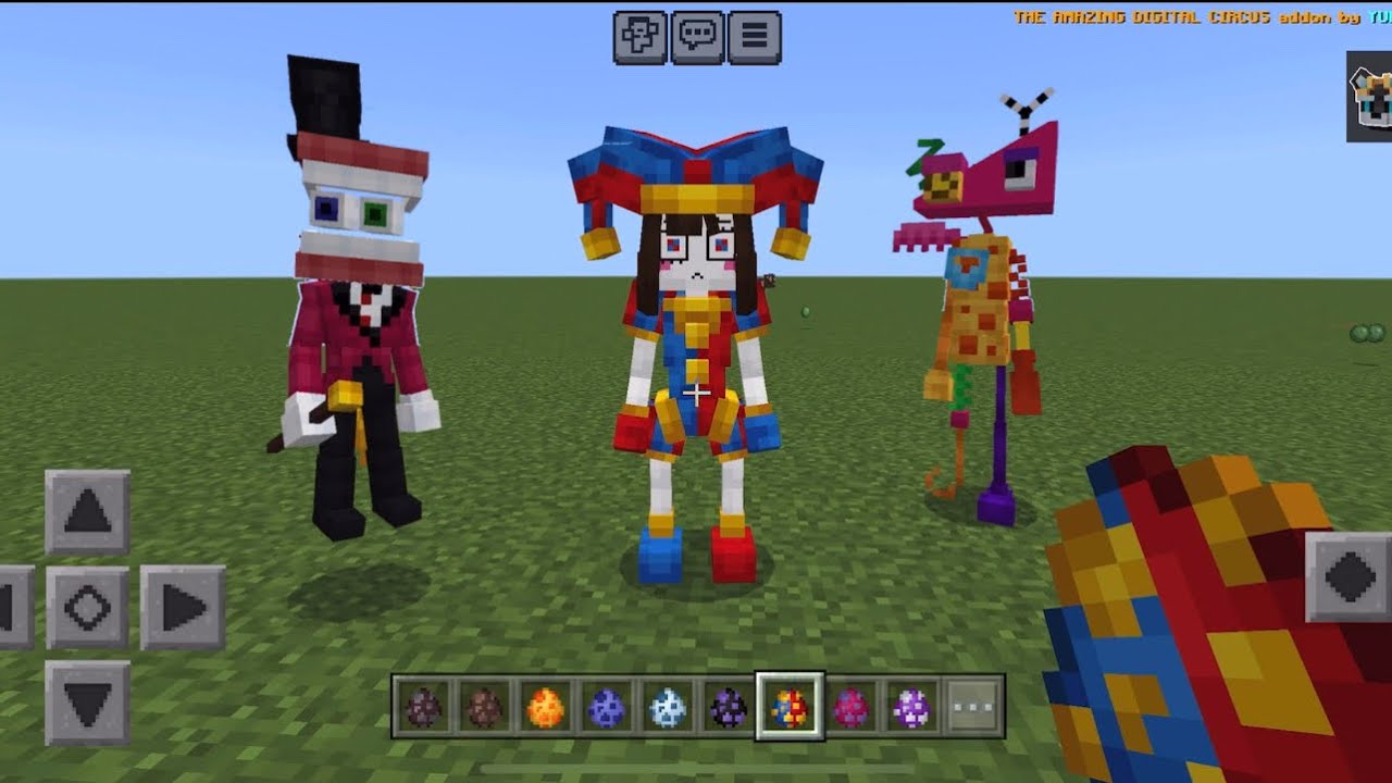 The Amazing Digital Circus MOD in Minecraft PE - YouTube