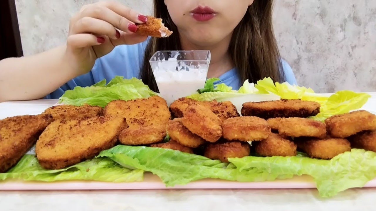Asmr eating chicken nuggets mukbang | asmr eating challenge |asmr food ...