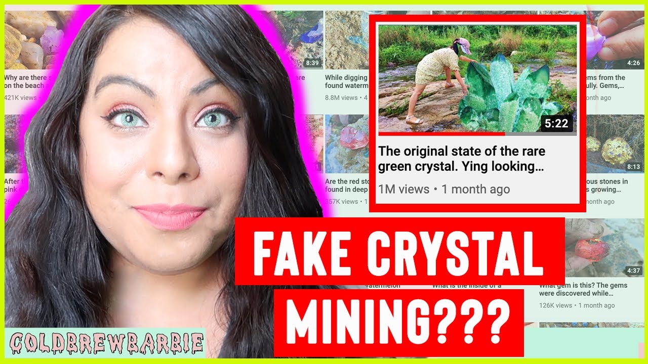 FAKE CRYSTAL MINING VIDEO'S ON YOUTUBE?? BEWARE! ALSO HILARIOUS! - YouTube