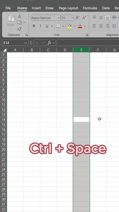 Master Excel: Shortcut Keys to Select Rows & Columns Instantly! 🔥 - YouTube