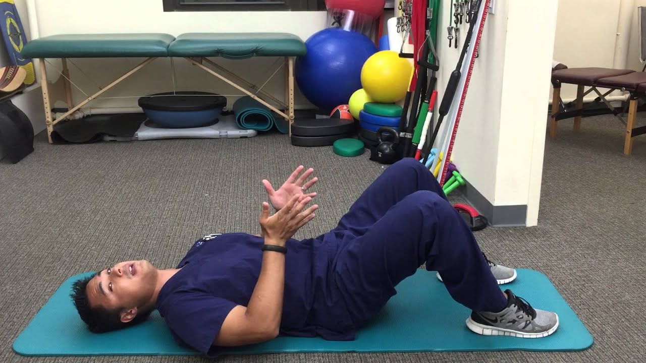 Supine Leg Whip - YouTube