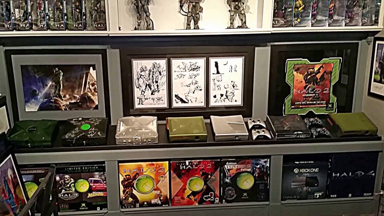 Halo Collection and Game Room - YouTube