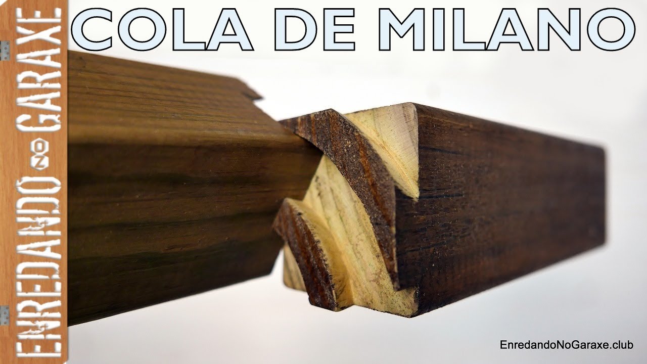 Unión imposible de cola de milano en curva - YouTube