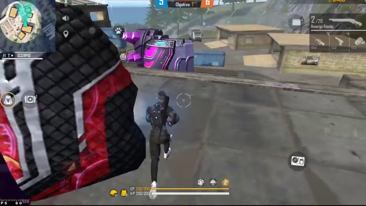 Free Fire Nova Scar Megalodonte - YouTube