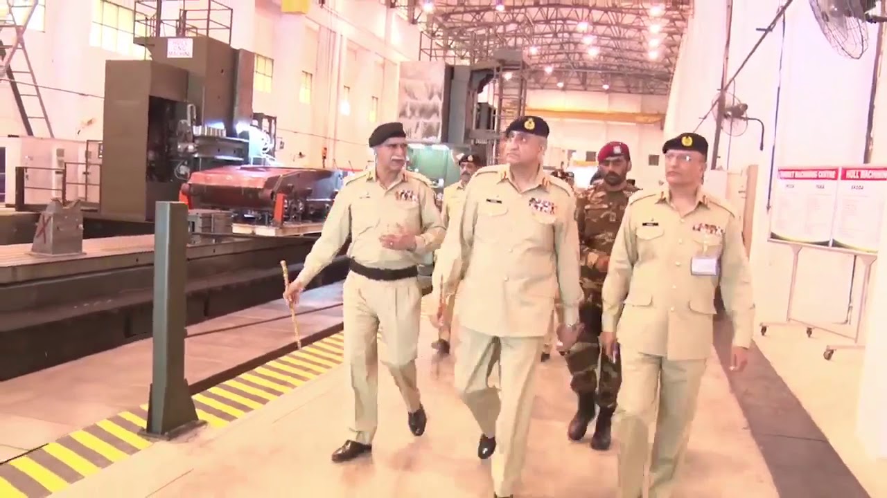 Chief of Army Staff visited Pakistan Ordnance Factories (POF) - YouTube
